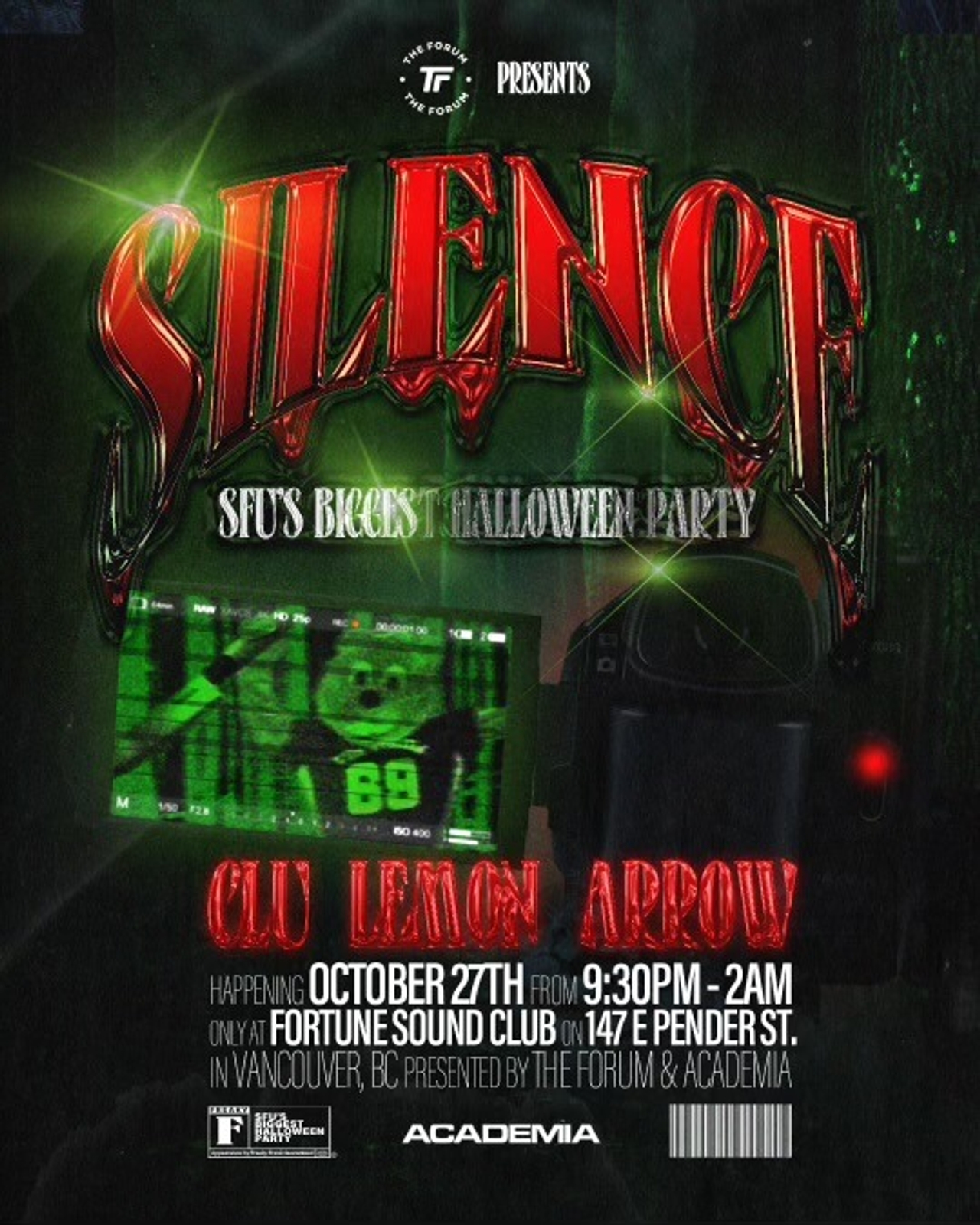 SFU's BIGGEST HALLOWEEN PARTY - SILENCE | Bounce