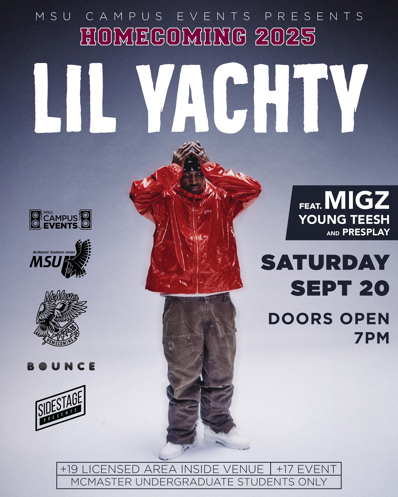 Lil Yachty - McMaster Homecoming 2025 | Bounce