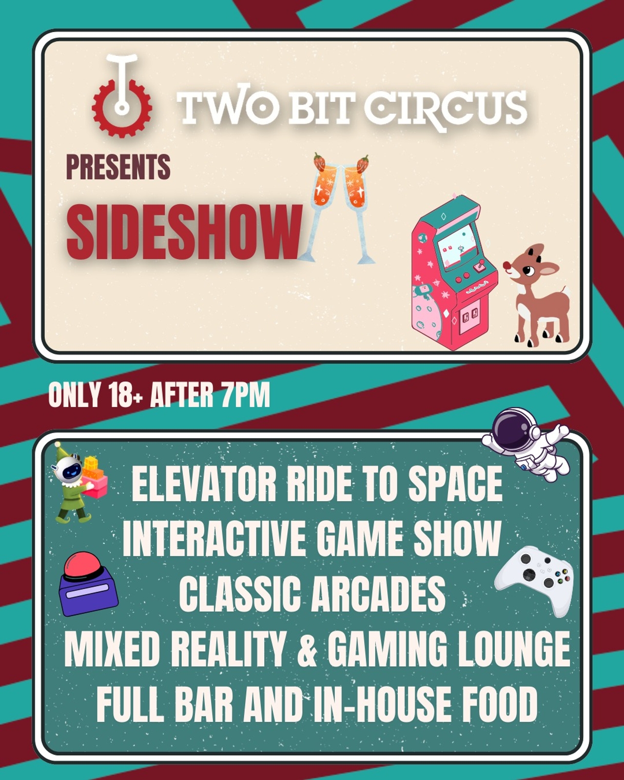 Two Bit Circus Sideshow: Holiday Blowout | Bounce