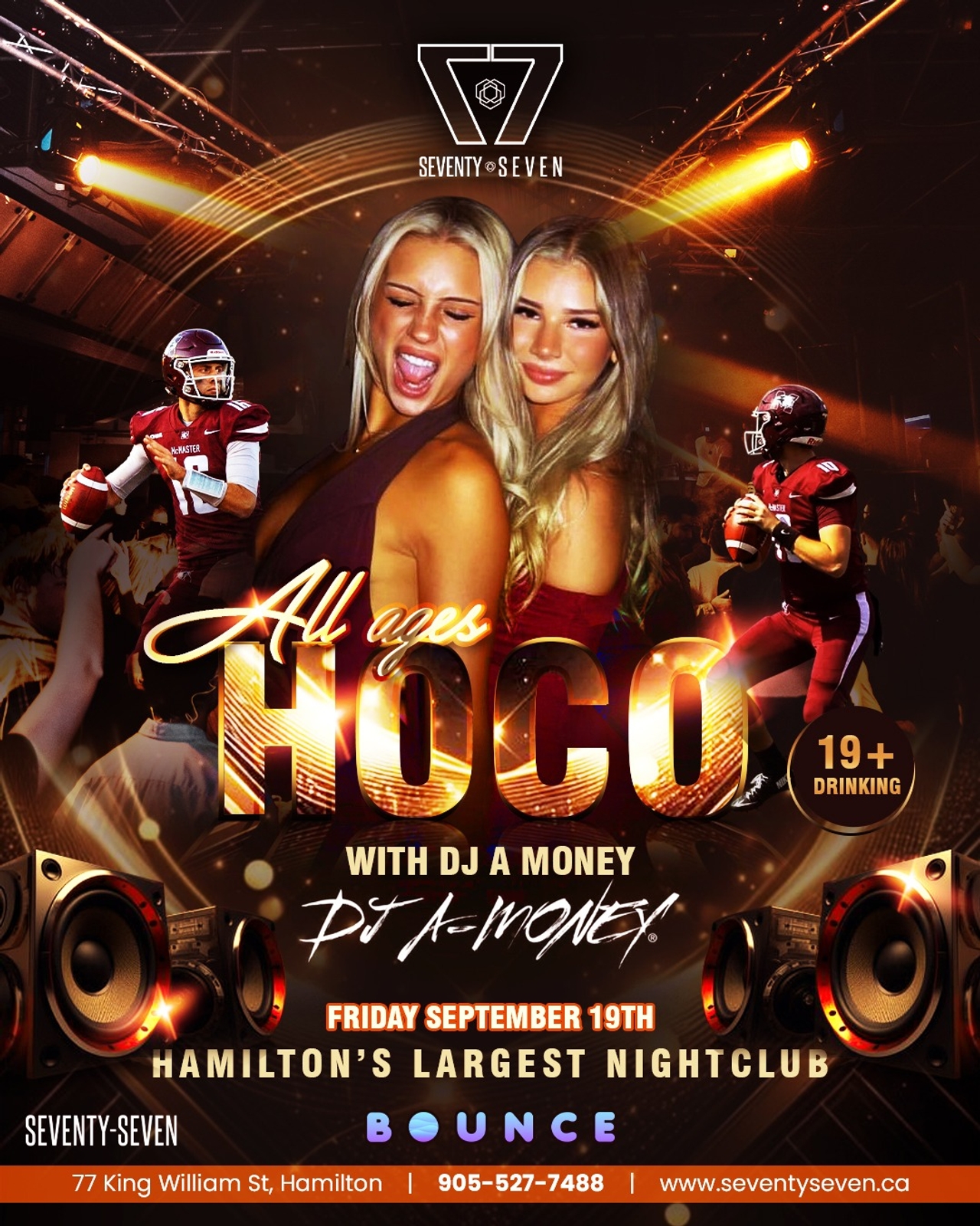 All Ages HOCO Friday @ Club 77 | Bounce