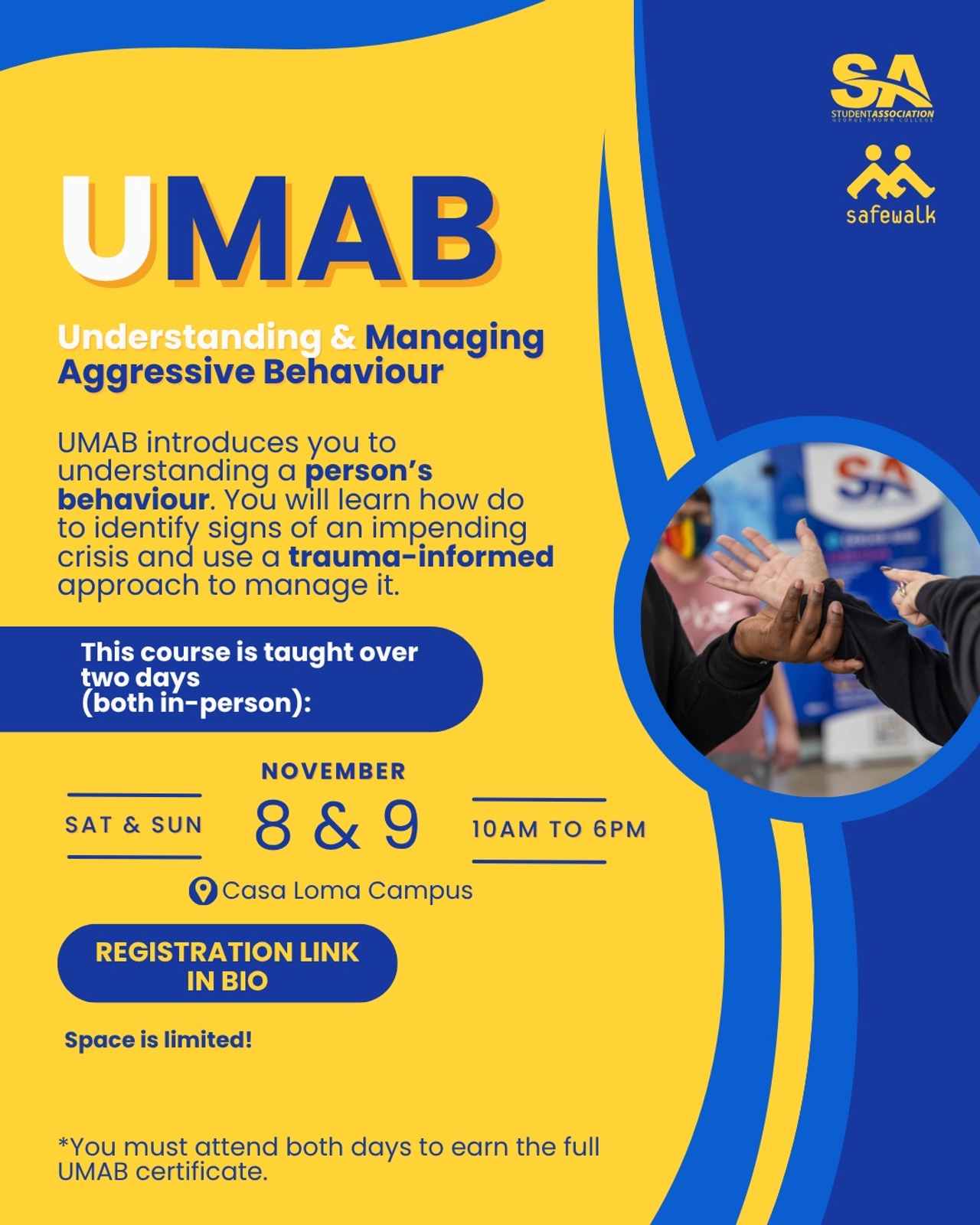 Understanding & Managing Aggressive Behaviour training (UMAB) | Bounce